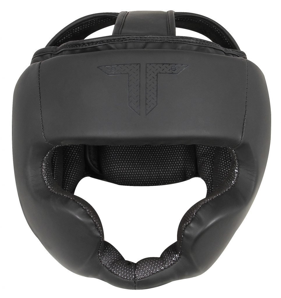 TITAN T4 MATTE BLACK HEADGEAR WITH CHIN PROTECTION » Titan-Gear